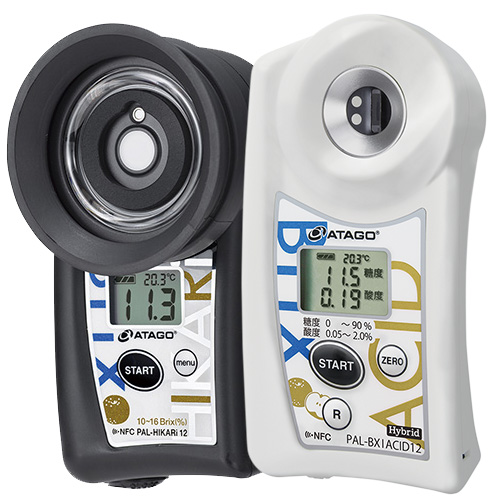 IR Brix Meter × Brix Acidity Meter PAL-HIKARi 12＋BX｜ACID12 (Asian Pear ...