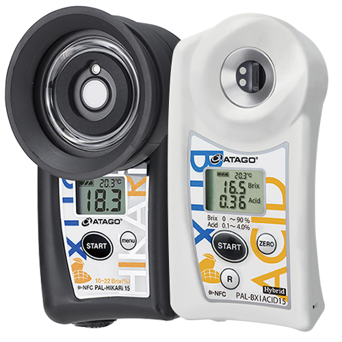 IR Brix Meter × Brix Acidity Meter PAL-HIKARi 15＋BX｜ACID15 (Mango ...